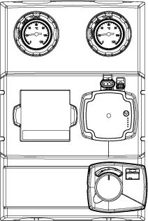 ESBE | GRC200, Circulation unit, Mixing function